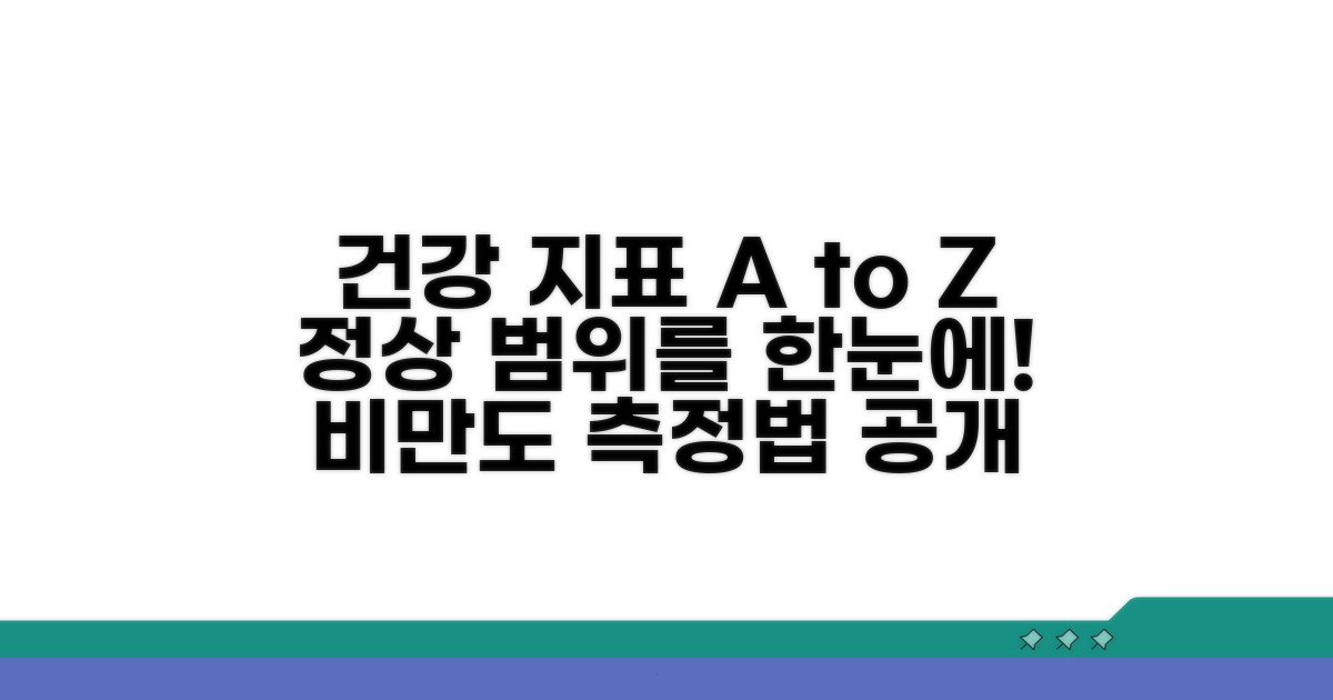 BMI 지수 계산 방법 | 비만도 측정표 및 정상 범위, 표준체중 계산법 총정리